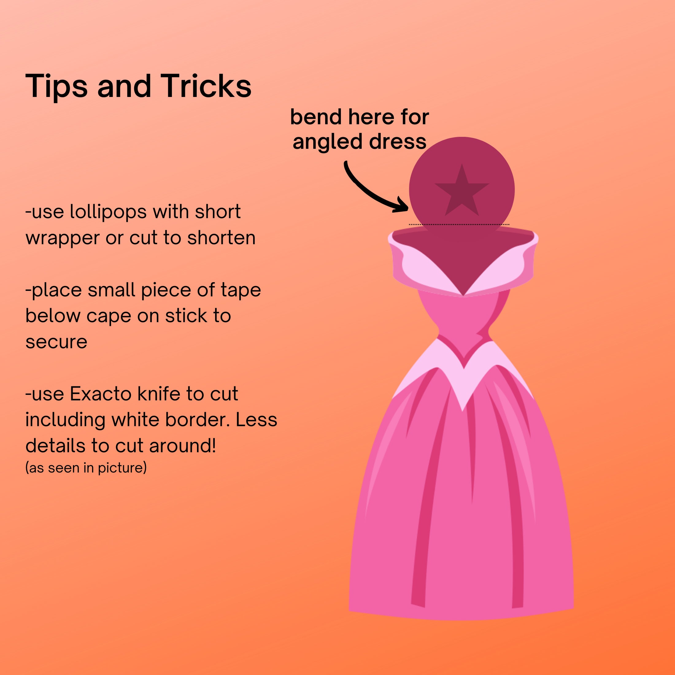 Printable Lollipop Princess Dress - Etsy