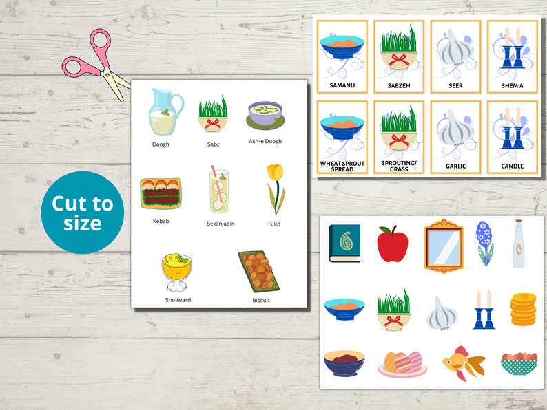 Printable Triple Bundle Nowruz and Sizdah Bedar Activity - Etsy