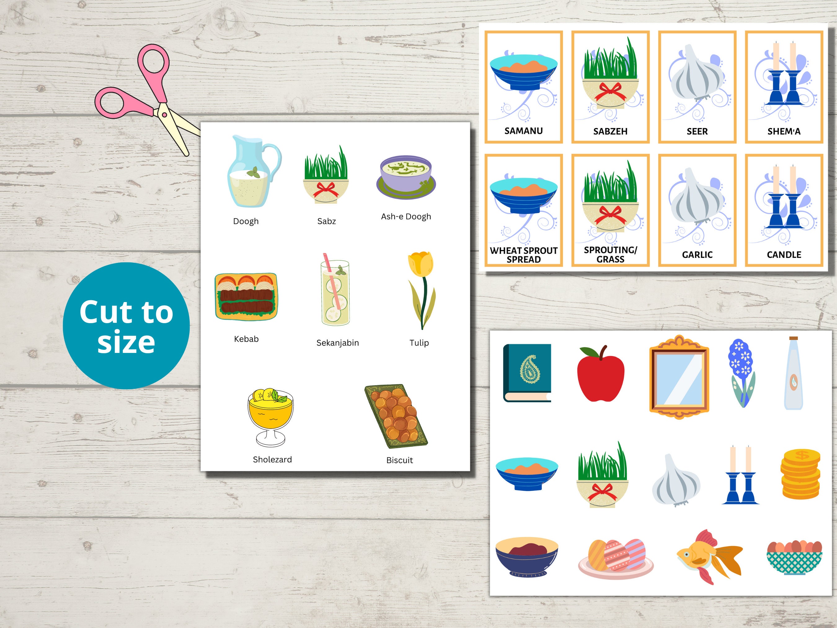 Printable Triple Bundle Nowruz and Sizdah Bedar Activity - Etsy