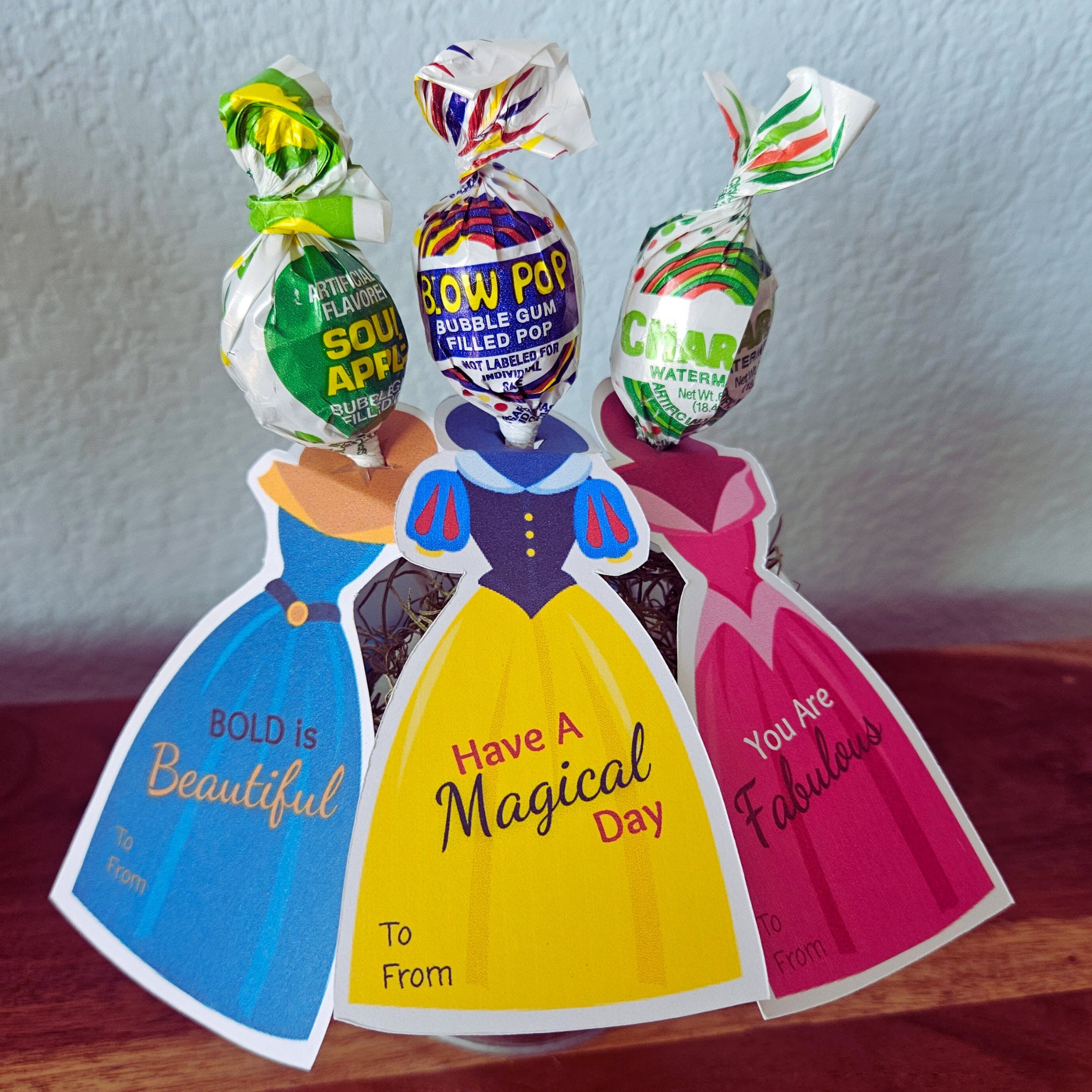 Printable Lollipop Princess Dress - Etsy