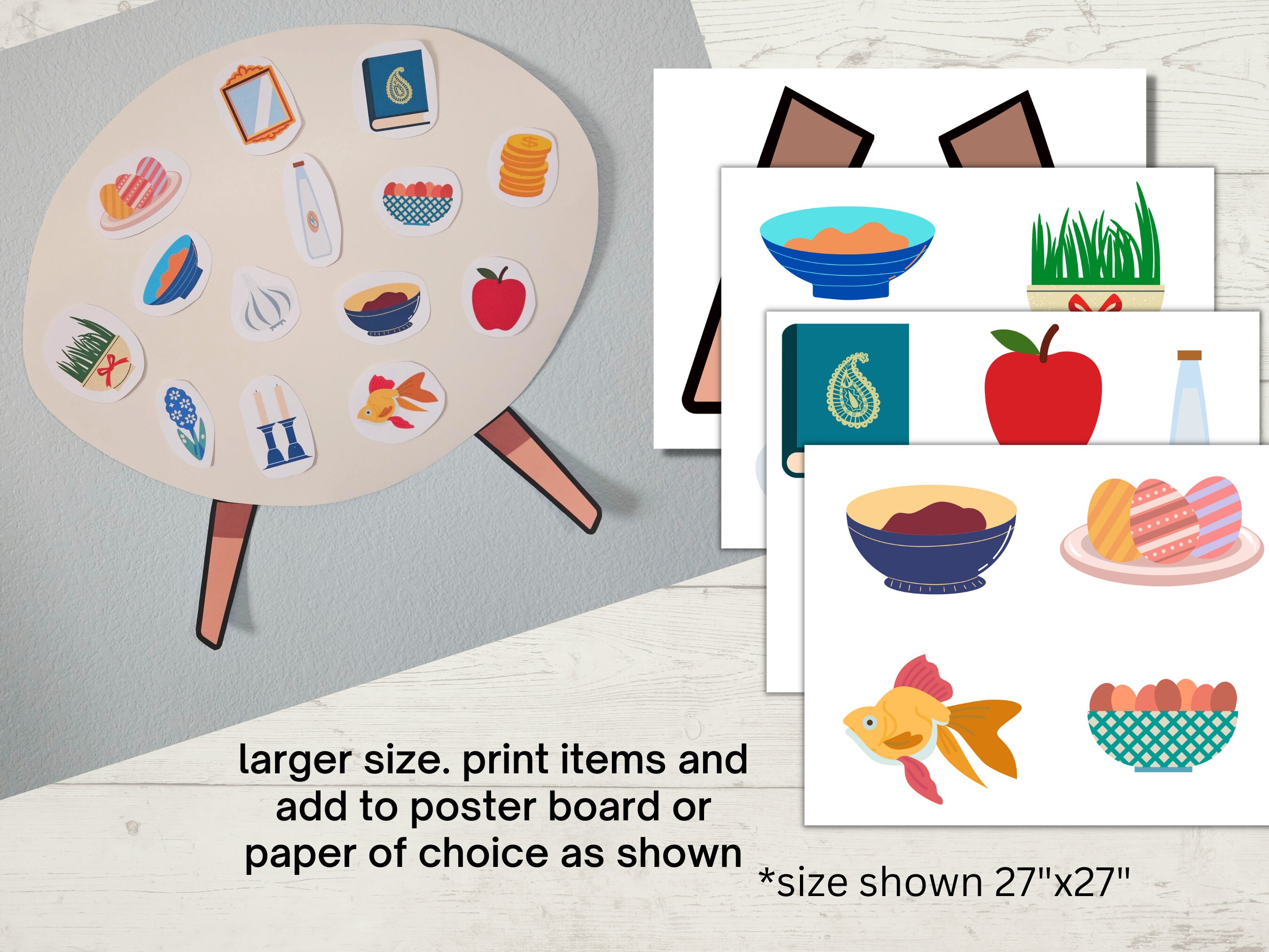 Printable Nowruz Haftseen Kids Craft Activity - Etsy