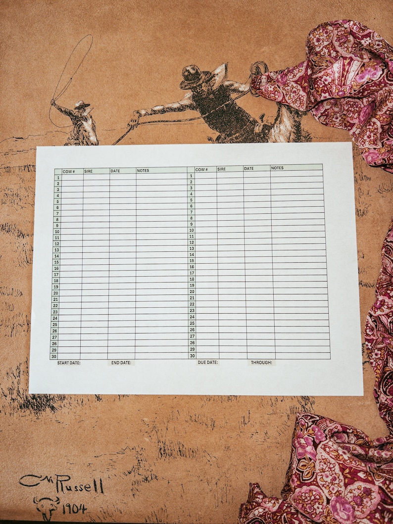 Cattle AI Record Keeper Landscape - Etsy