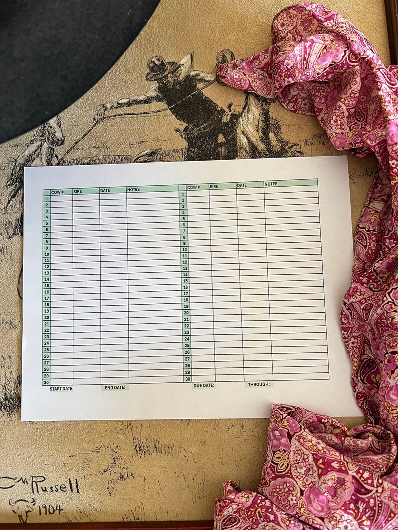 Cattle AI Record Keeper Landscape - Etsy