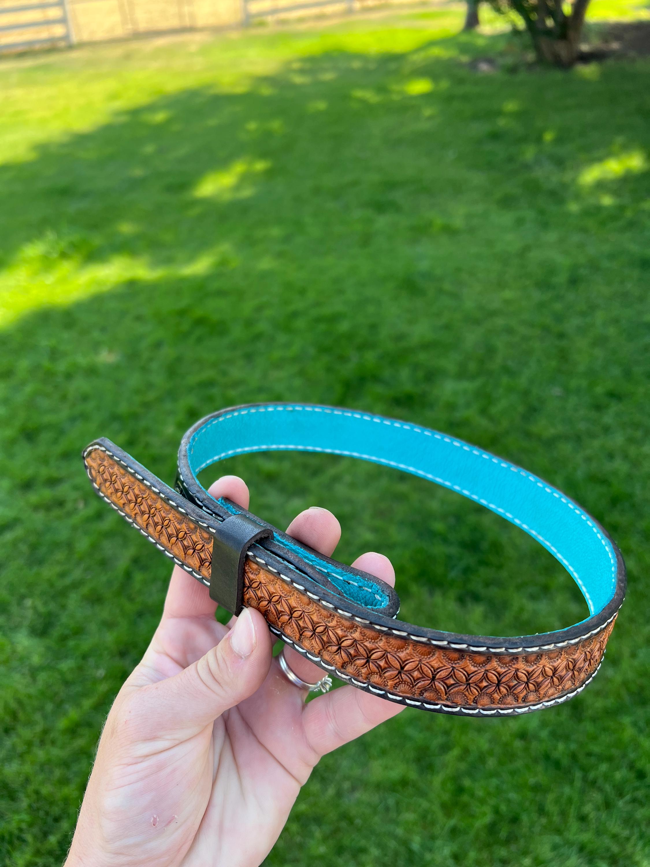 Custom Tooled Leather Belts - Etsy