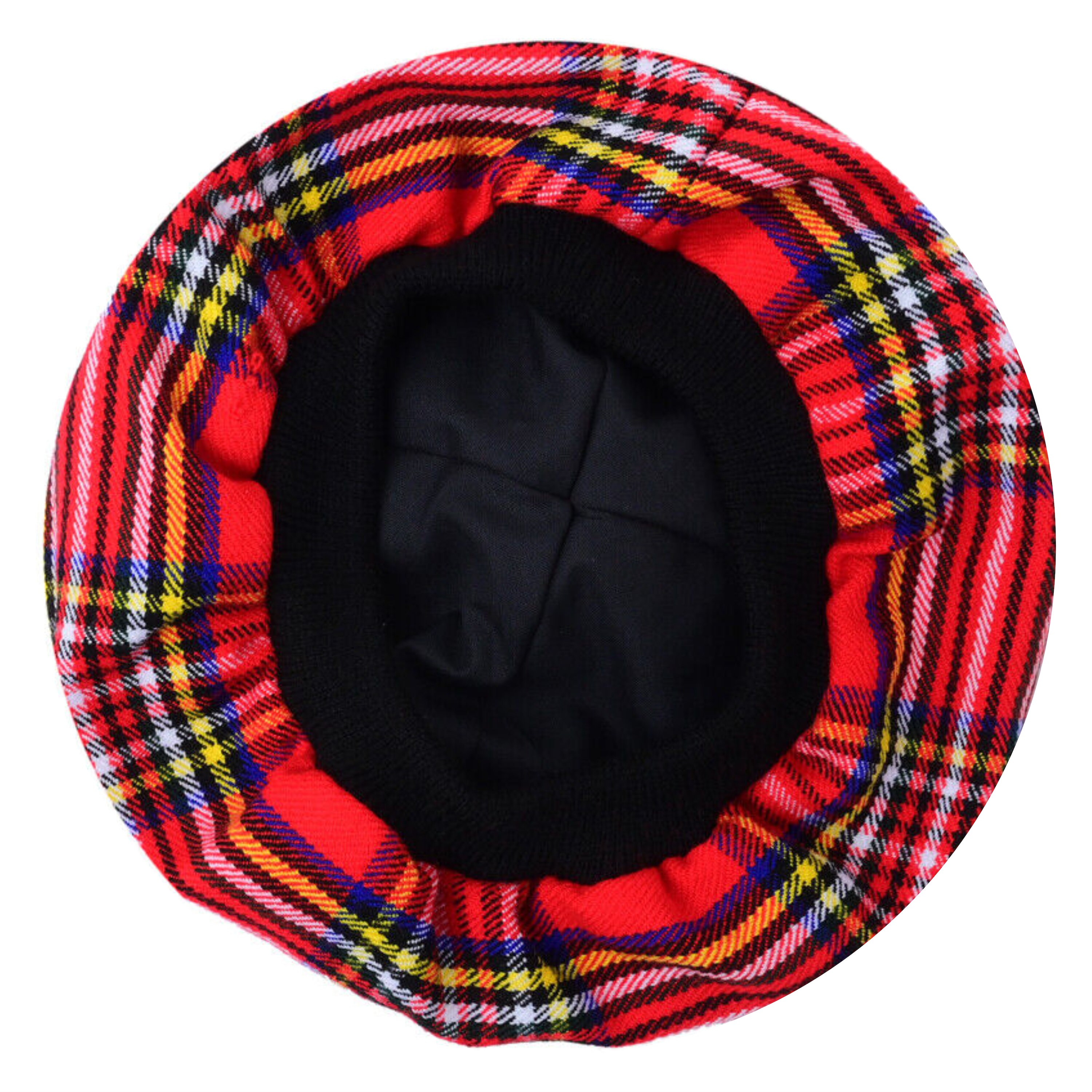 Kilt Emporium Royal Stewart Tartan Tam Hat Traditional Tam O Shanter ...