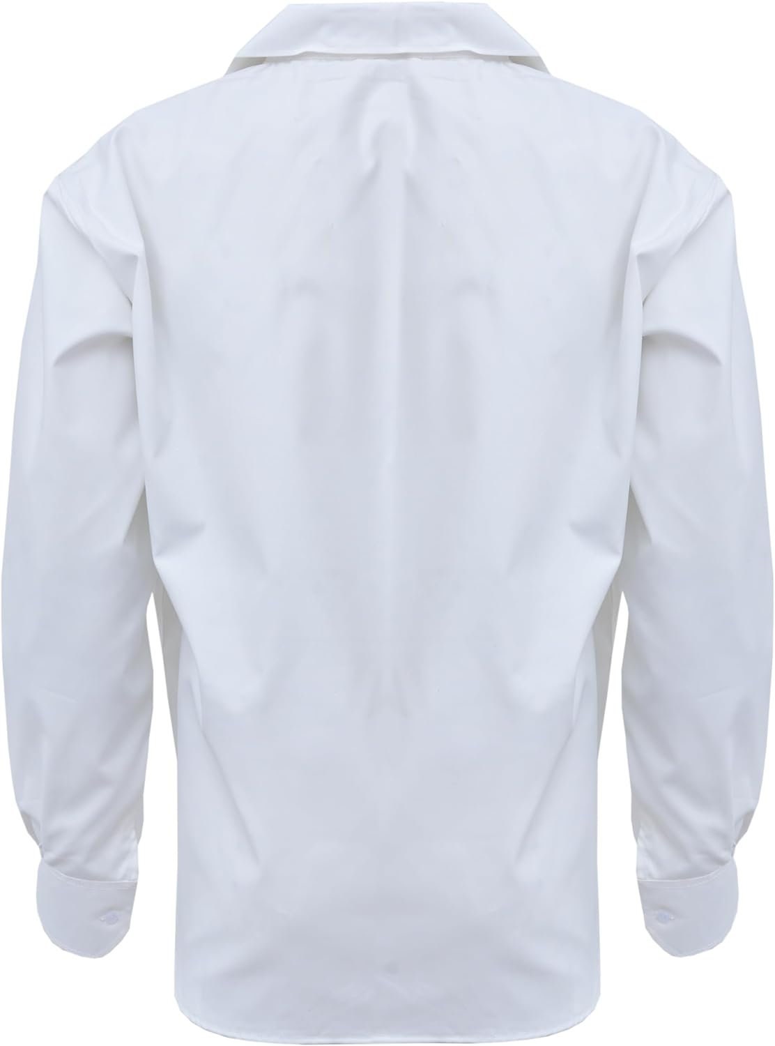 Men's White Jacobite Ghillie Shirt Scottish Pirate Costume, Long Sleeve ...