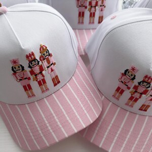 Nutcracker Trucker Hat: Pink Christmas Holiday Hat - Etsy