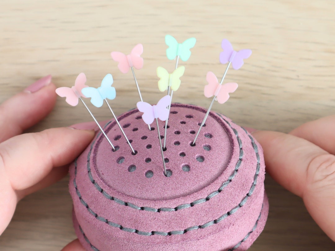Pastel Butterfly Sewing Pins, Set of 10 Fun Blocking Pins, Amigurumi ...