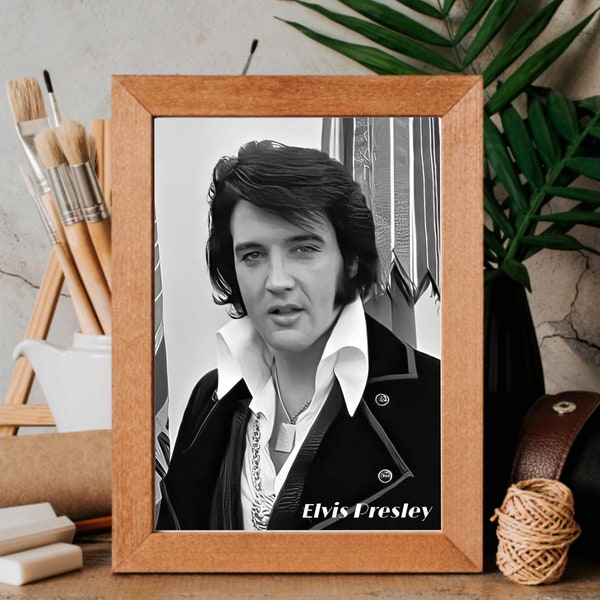 Elvis Presley Poster Etsy