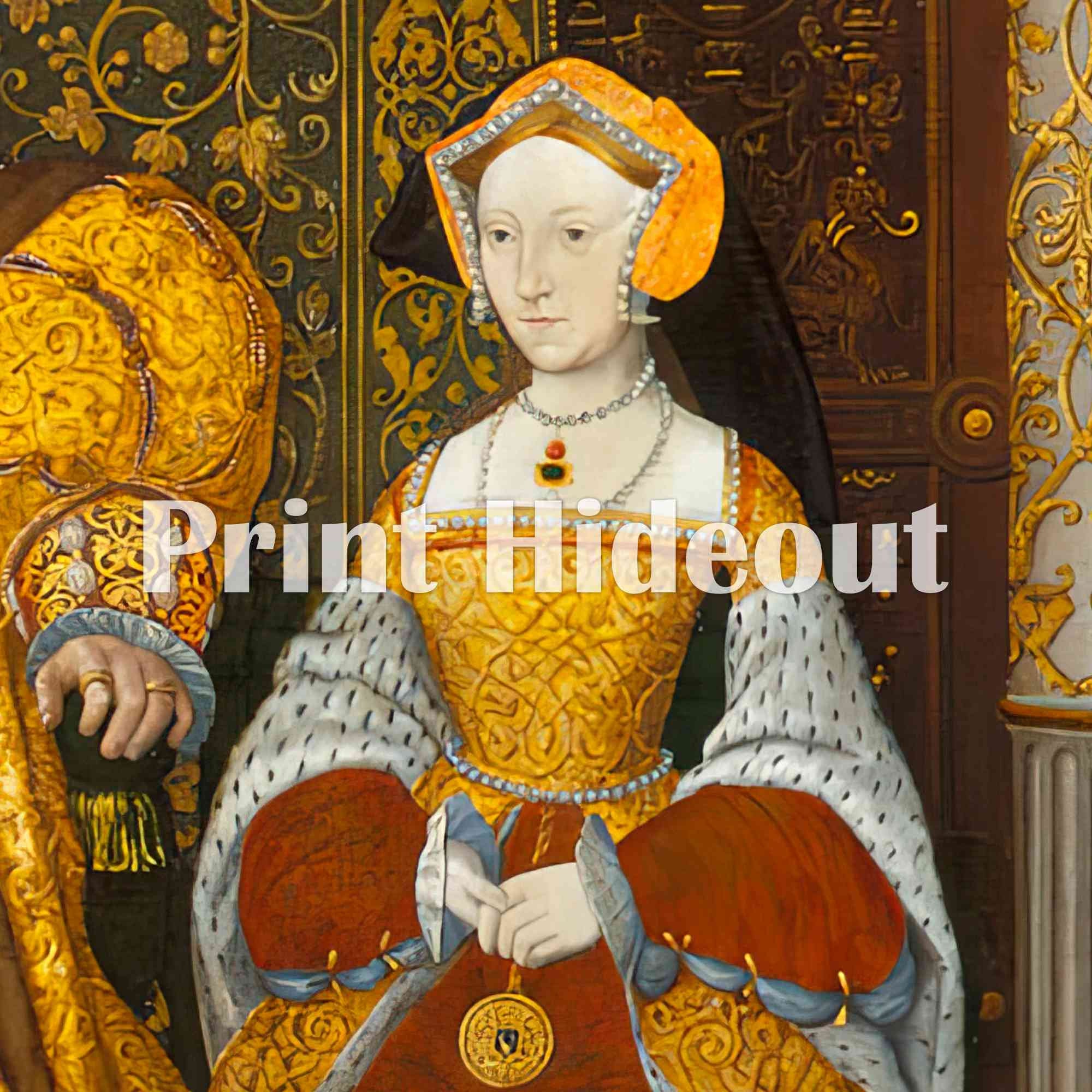 The Family of Henry VIII, Tudor Dynasty Royal Legacy Wall Art Download ...