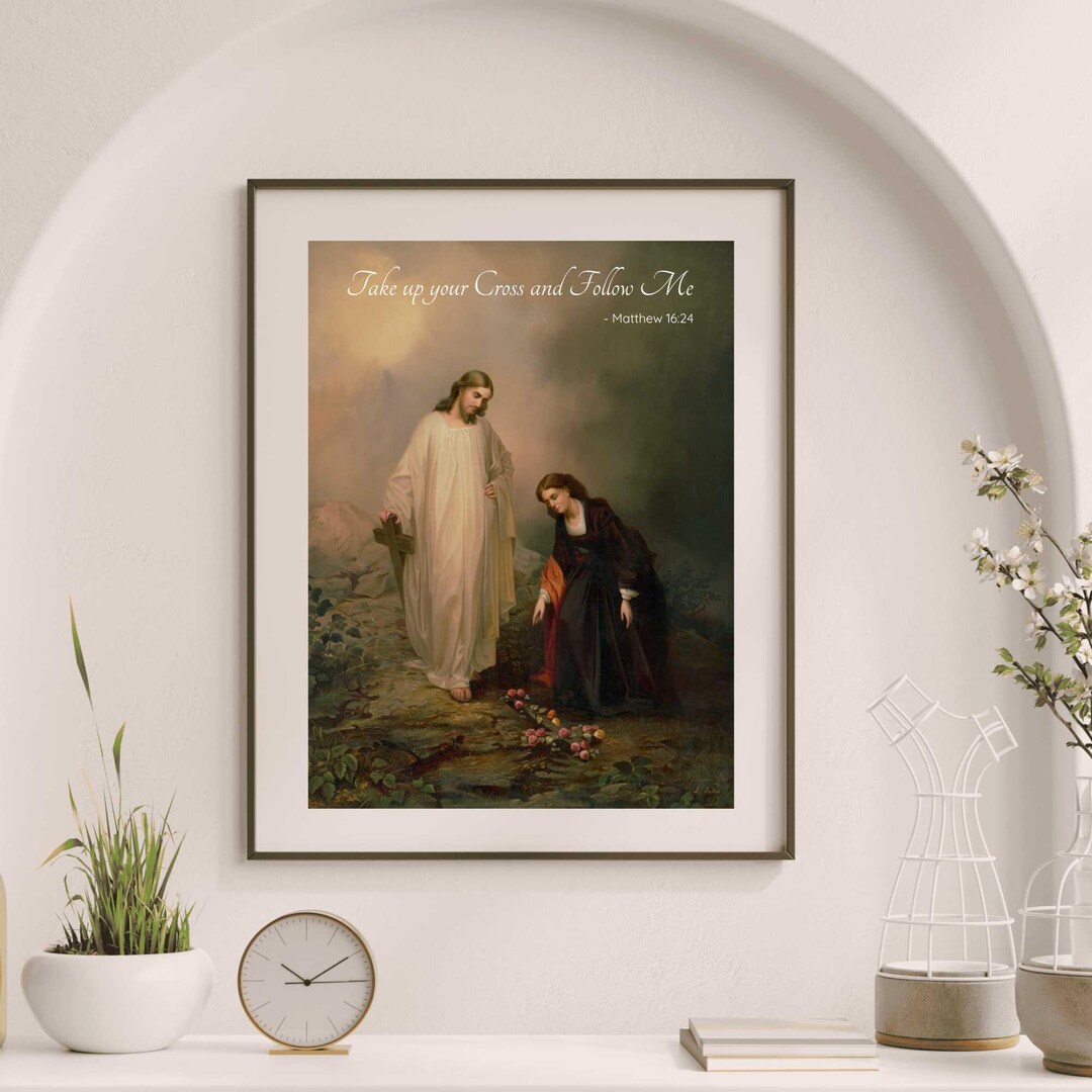 The Changed Cross (1869) Printable Art | Christian Wall Decor | Jesus ...