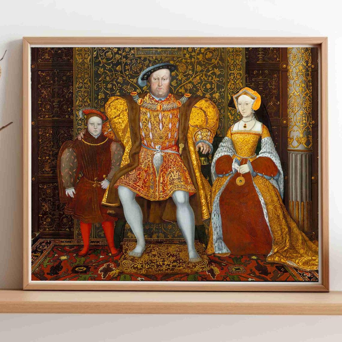 The Family of Henry VIII, Tudor Dynasty Royal Legacy Wall Art Download ...