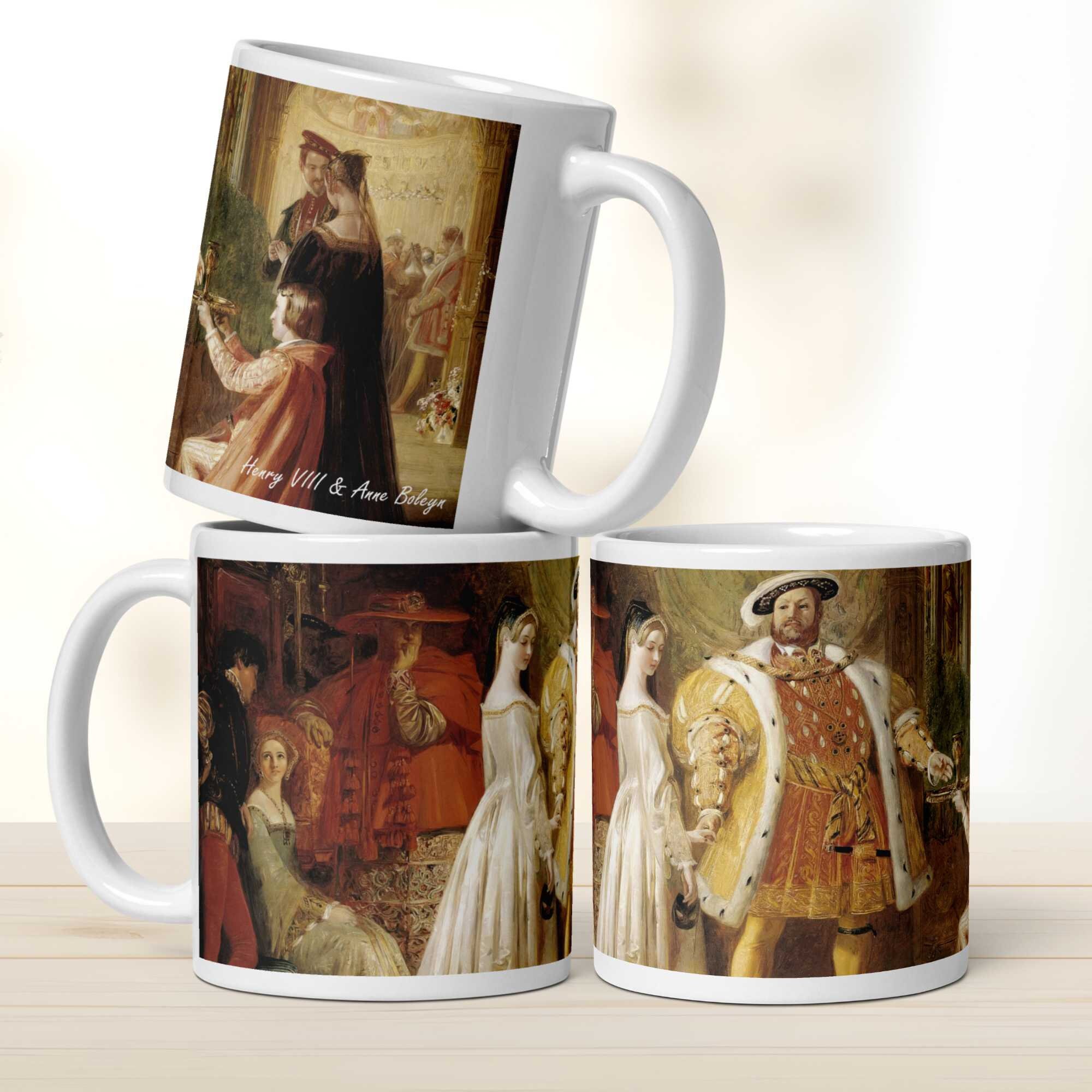 Henry VIII and Anne Boleyn - White Glossy Mug - Etsy UK