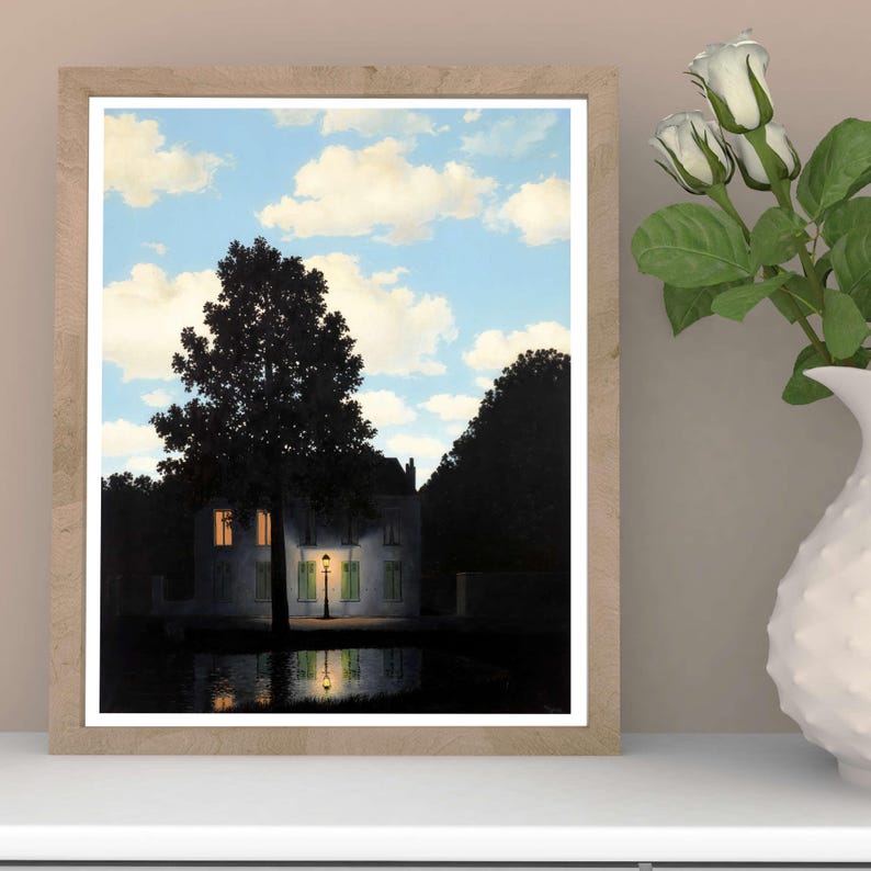René Magritte -empire of Light- Art Print - Digital Download ...