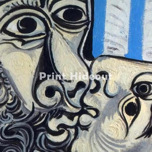 Picasso the Kiss Art Print | Vintage Modern Art Download | Romantic ...