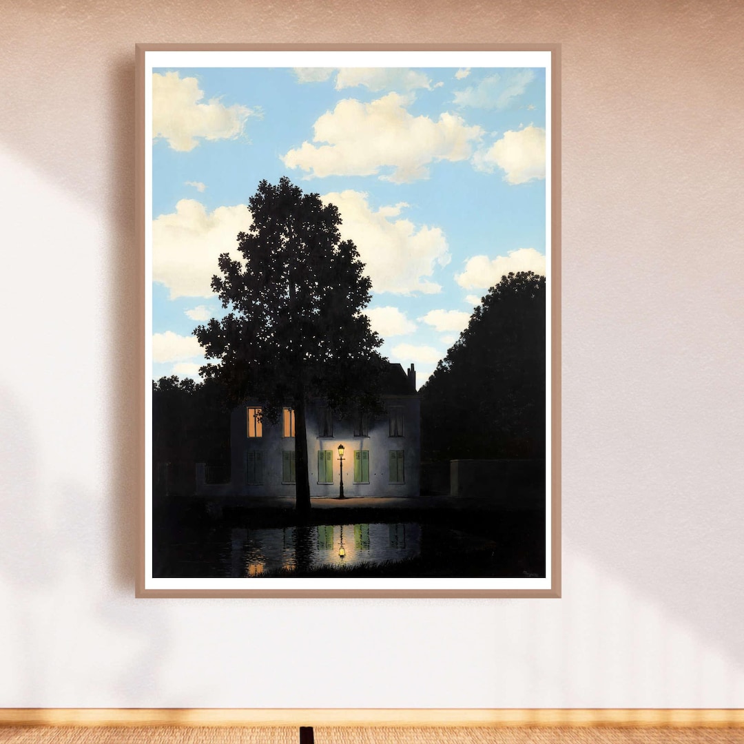 René Magritte -empire of Light- Art Print - Digital Download ...