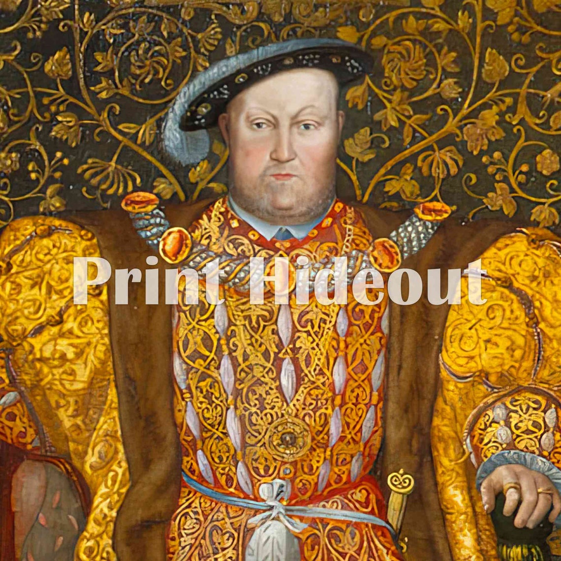 The Family of Henry VIII, Tudor Dynasty Royal Legacy Wall Art Download ...