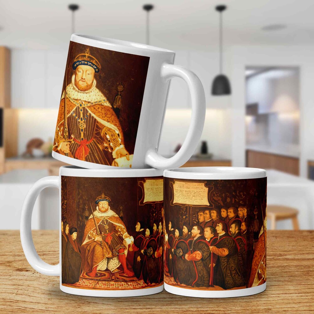 Henry VIII Tudor King Mug Renaissance History Coffee Cup for History ...