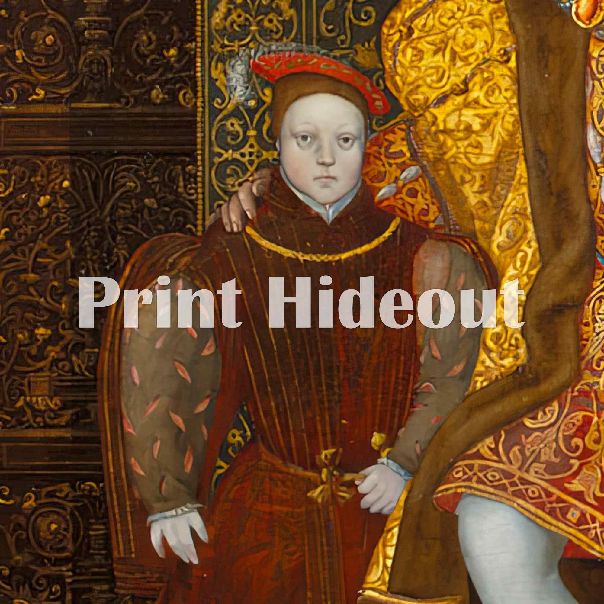 The Family of Henry VIII, Tudor Dynasty Royal Legacy Wall Art Download ...