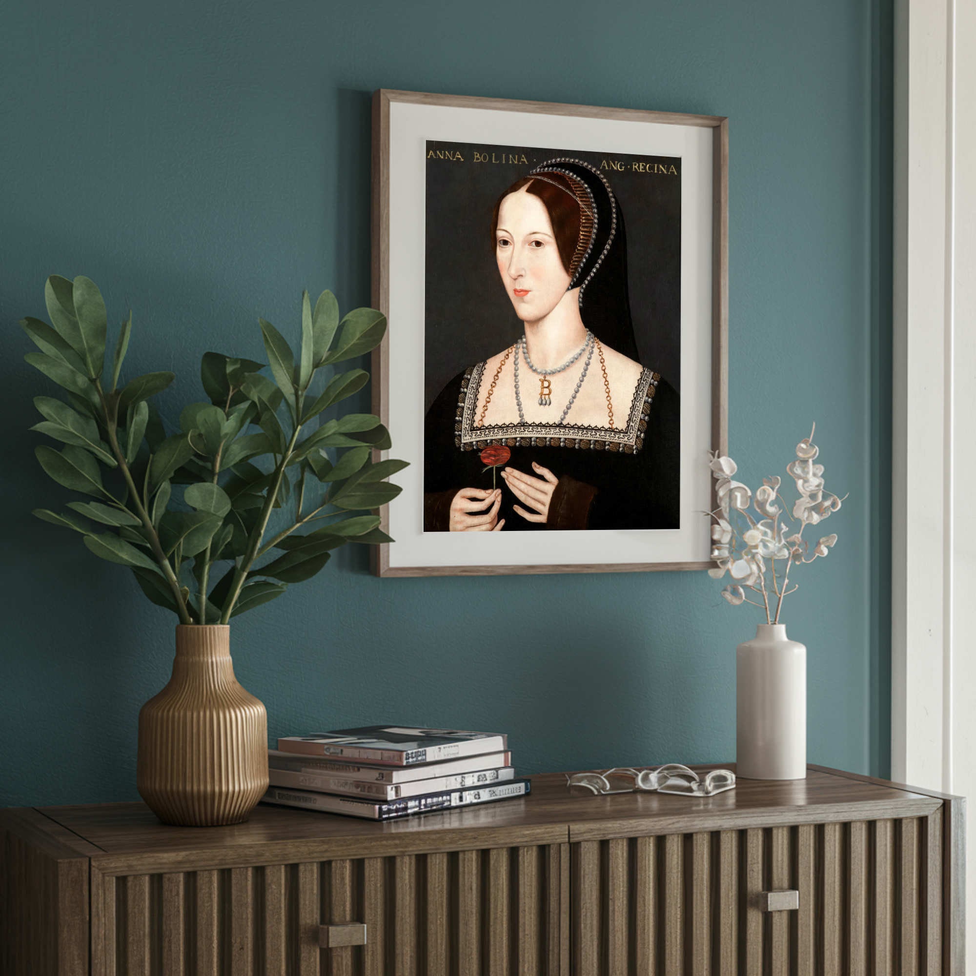 Anne Boleyn Portrait Printable Historical Wall Art Décor - Etsy