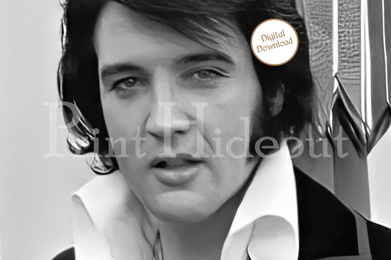 Elvis Presley Prints Iconic Art Elvis Presley Poster Digital Download ...