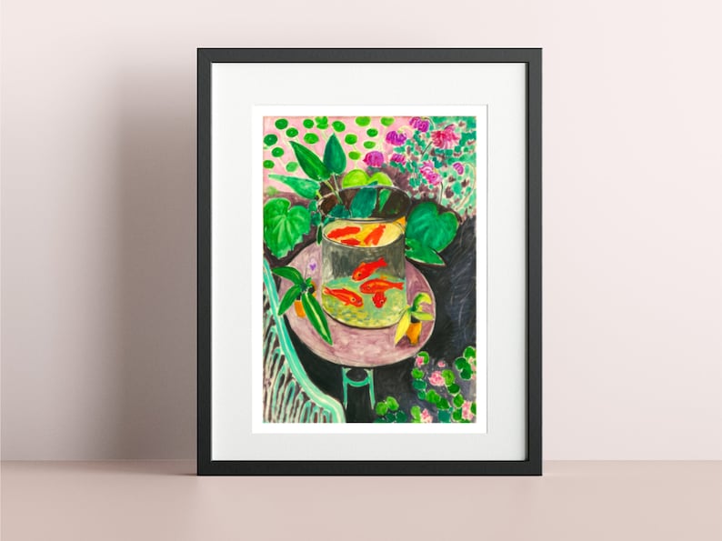 The Goldfish Henri Matisse matisse Print Exhibition Wall - Etsy