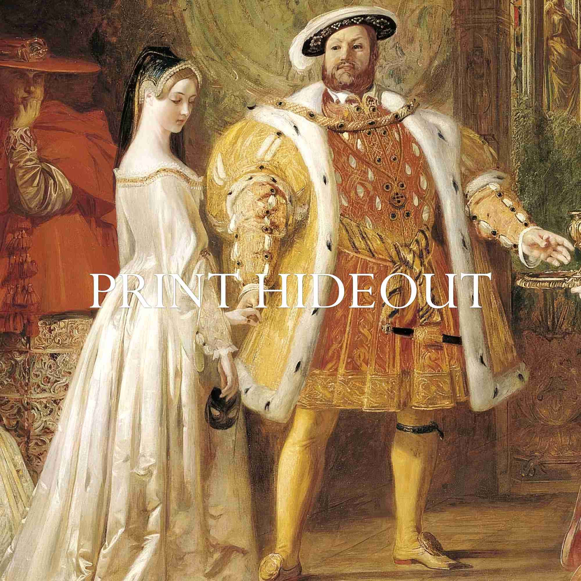 Henry VIII and Anne Boleyn, Royal Historical Romance Love Inspired Art ...