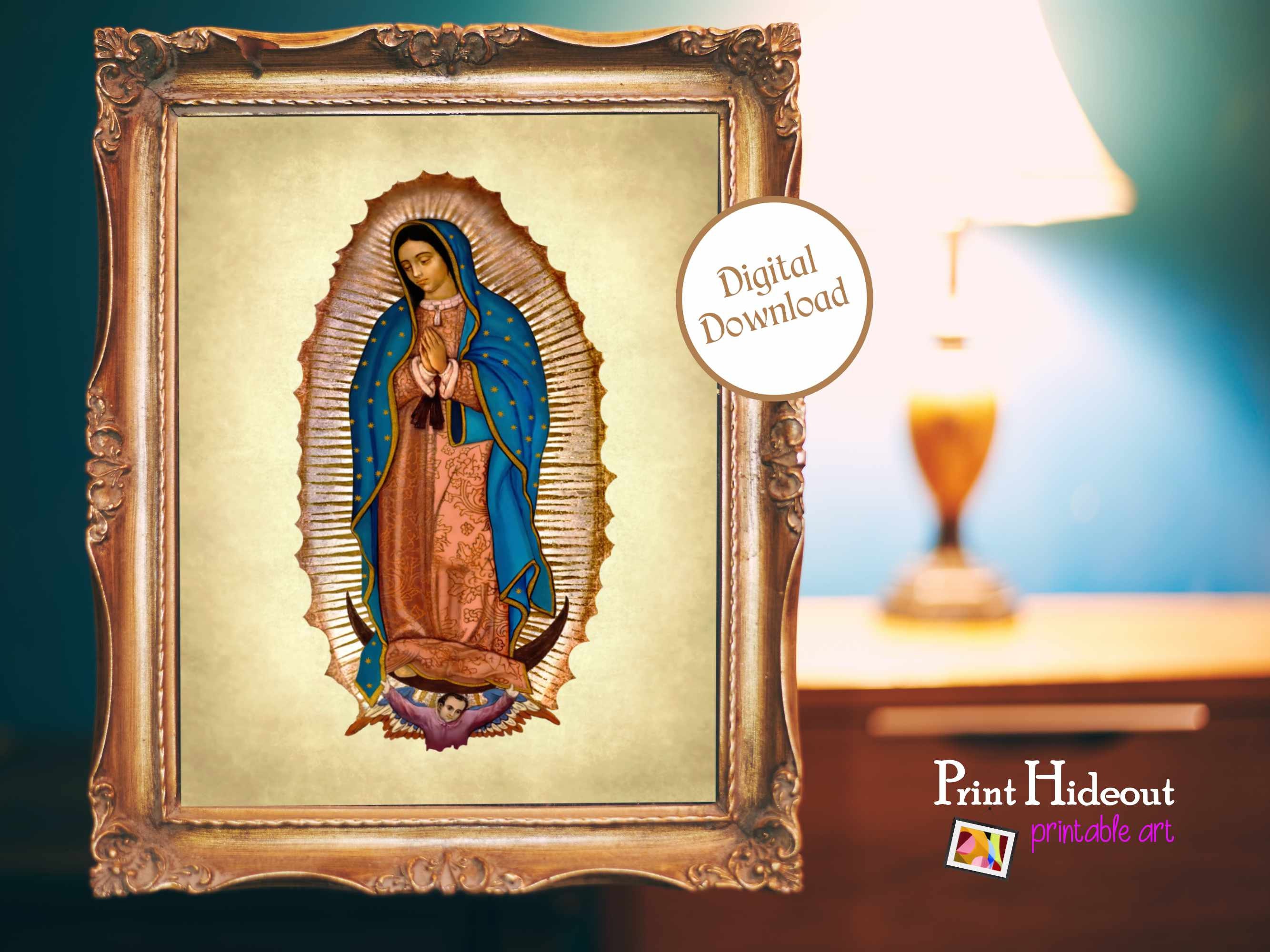 Our Lady of Guadalupe | Virgin Mary | Immaculate Mary | Religious Art ...