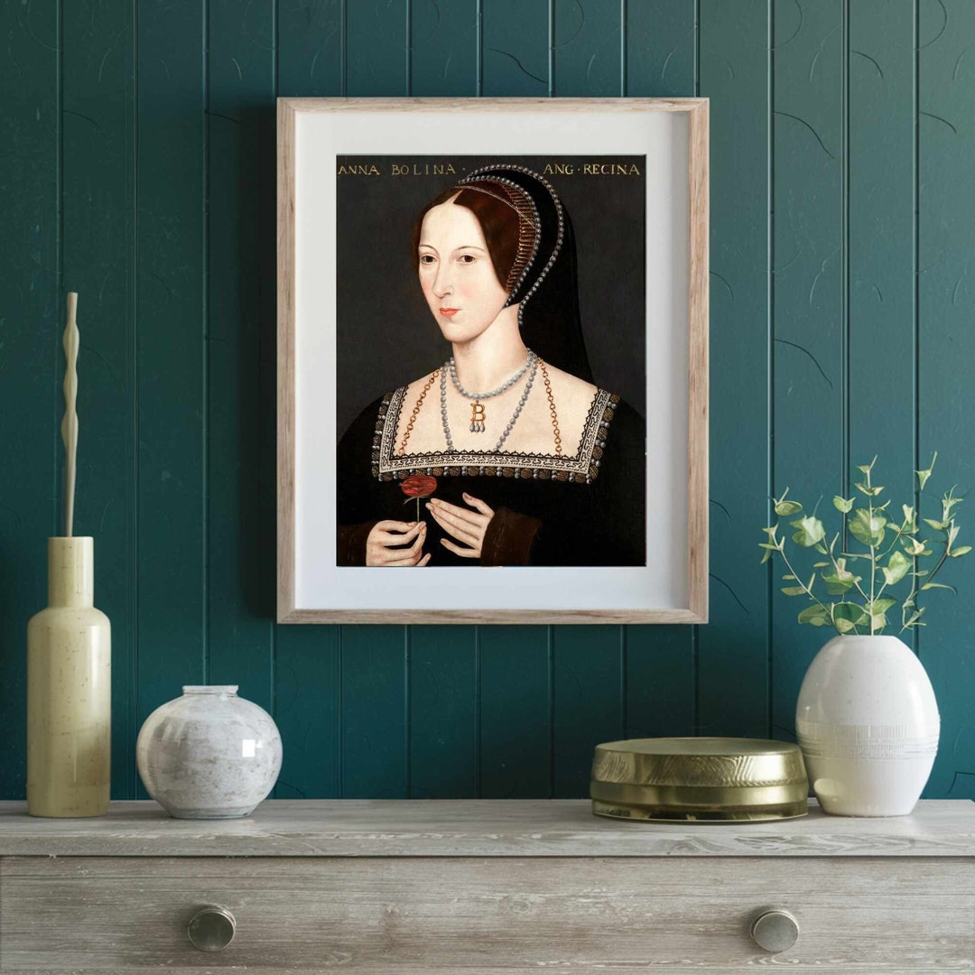 Anne Boleyn Portrait Printable - Historical Wall Art Décor - Etsy