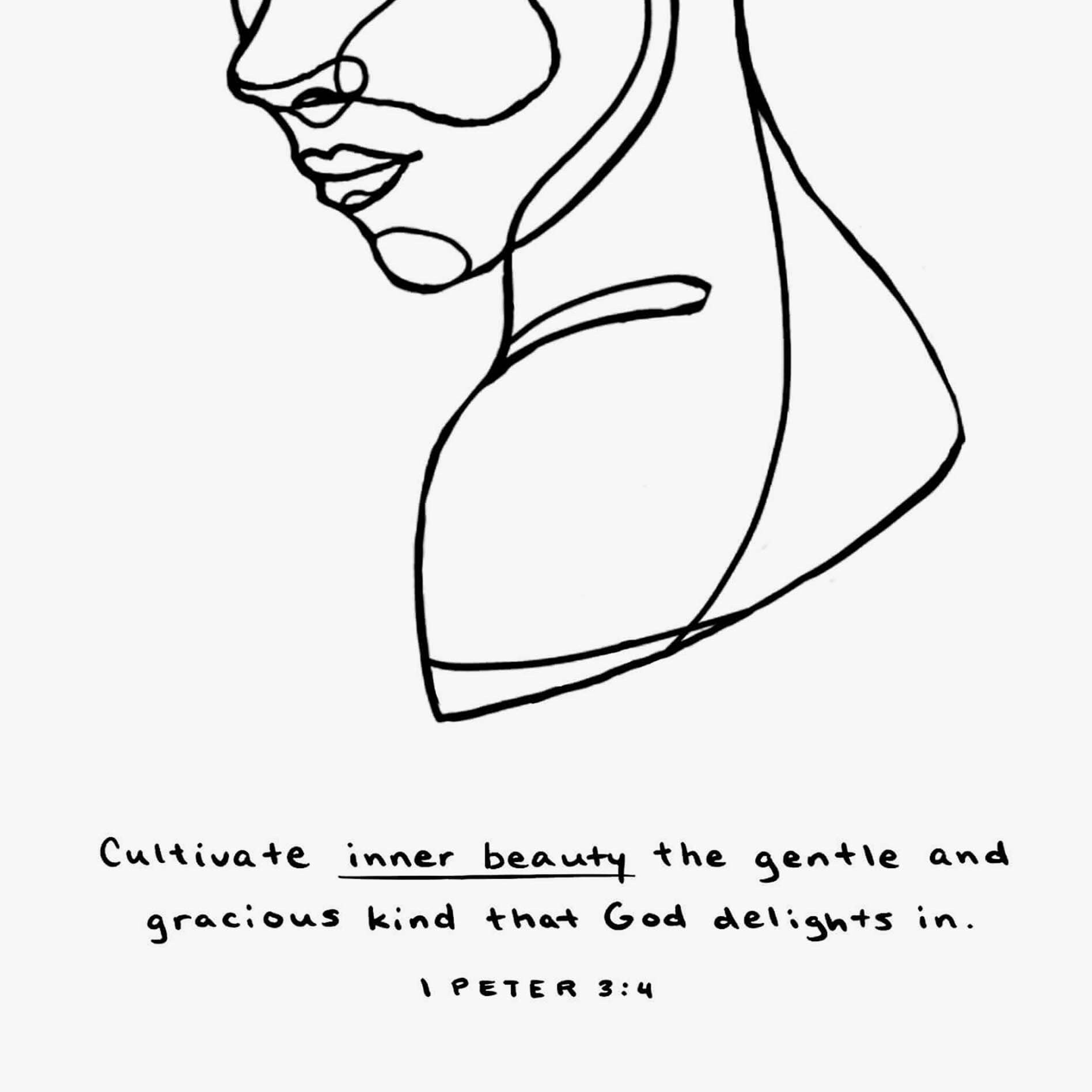Inner Beauty 1 Peter 3:4 - Etsy