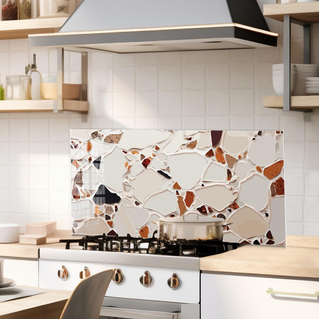 Tempered Glass Backsplash, Kitchen Sink Cover, Splashback Tile ...