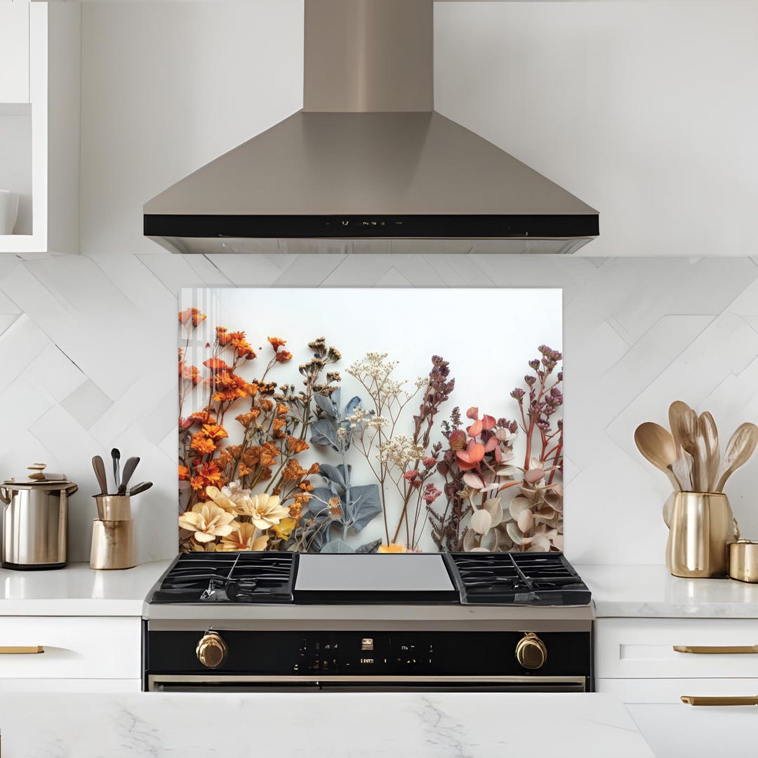 Tempered Glass Backsplash, Kitchen Sink Cover, Splashback Tile ...