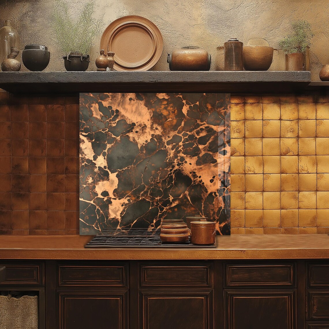 Tempered Glass Backsplash, Kitchen Sink Cover, Splashback Tile ...