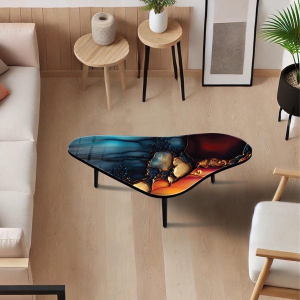 Coffee Tables Asymmetrical - Etsy