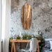 Asymmetrical Wall Art, Irregular Wall Decor, Surfboard Tempered Glass ...