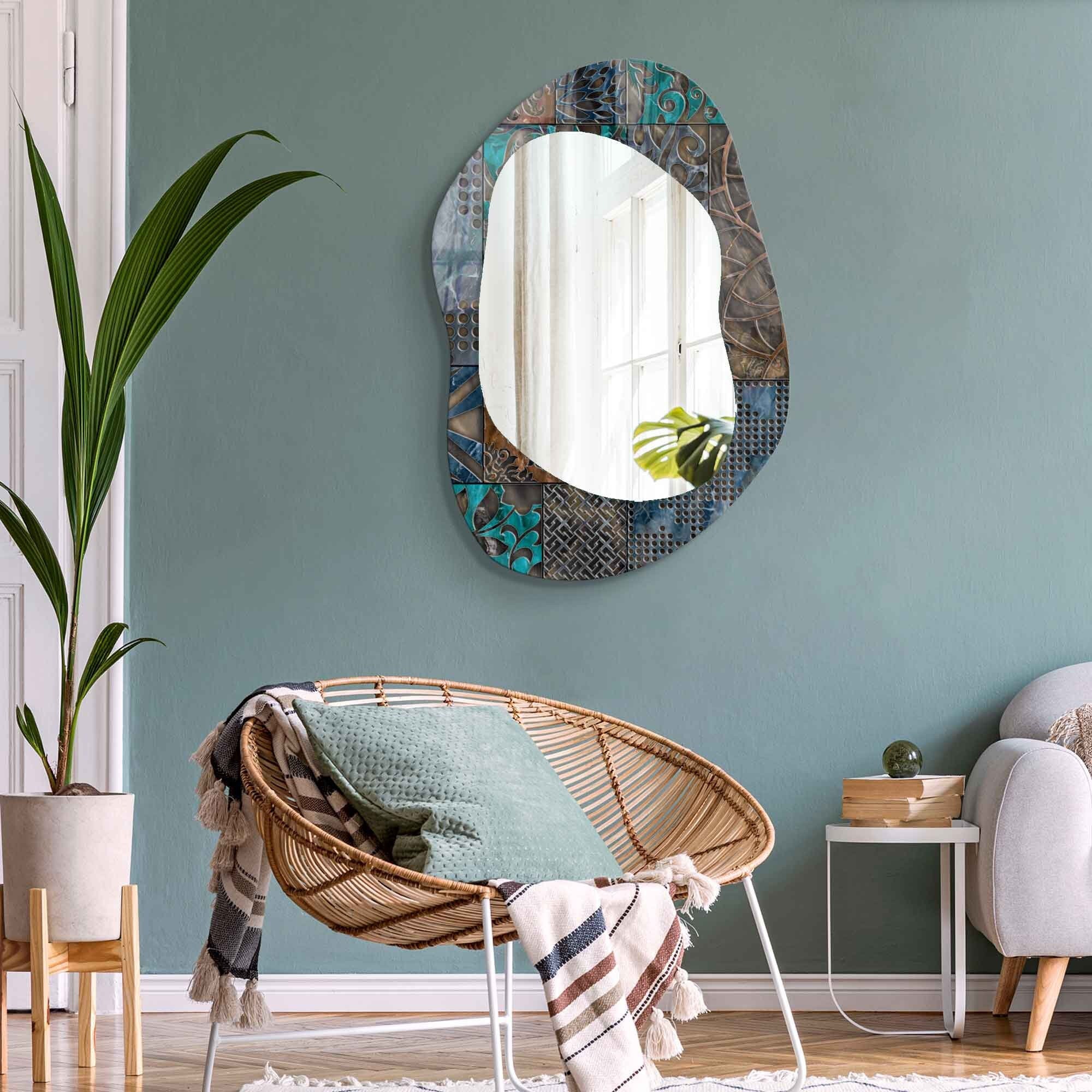 Asymmetrical Mirror Irregular Mirror Mirror Wall Decor on - Etsy