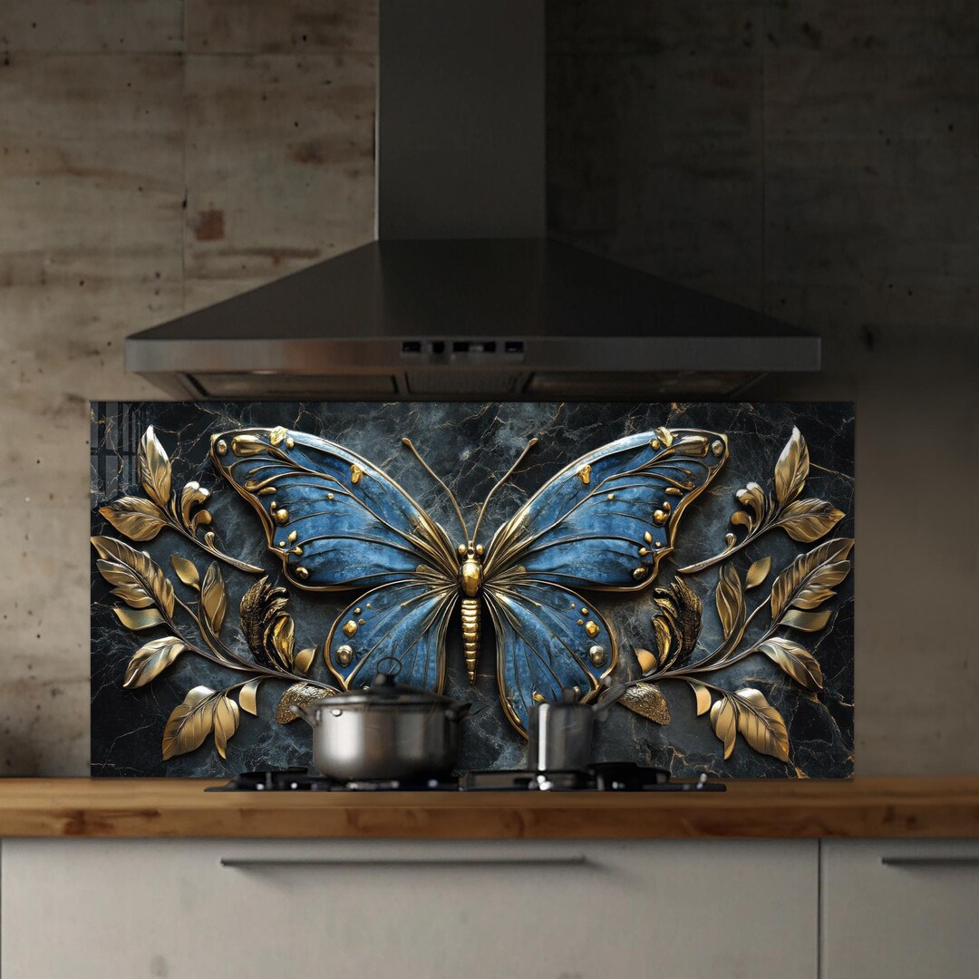 Tempered Glass Backsplash, Kitchen Sink Cover, Splashback Tile ...