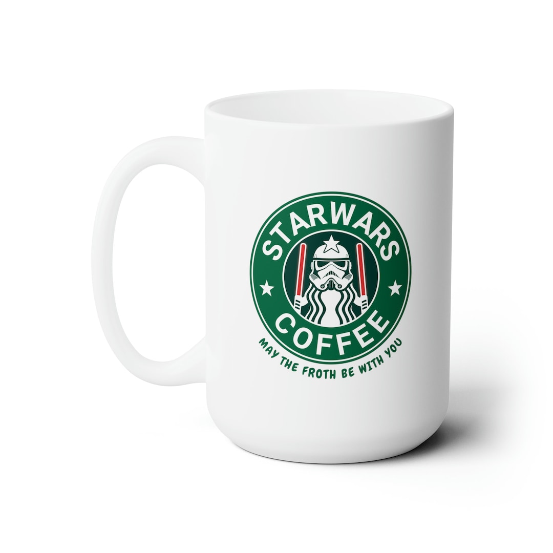 Inspired Star Wars Coffee Ceramic Mug 15oz | Stormtrooping With 2 Light ...