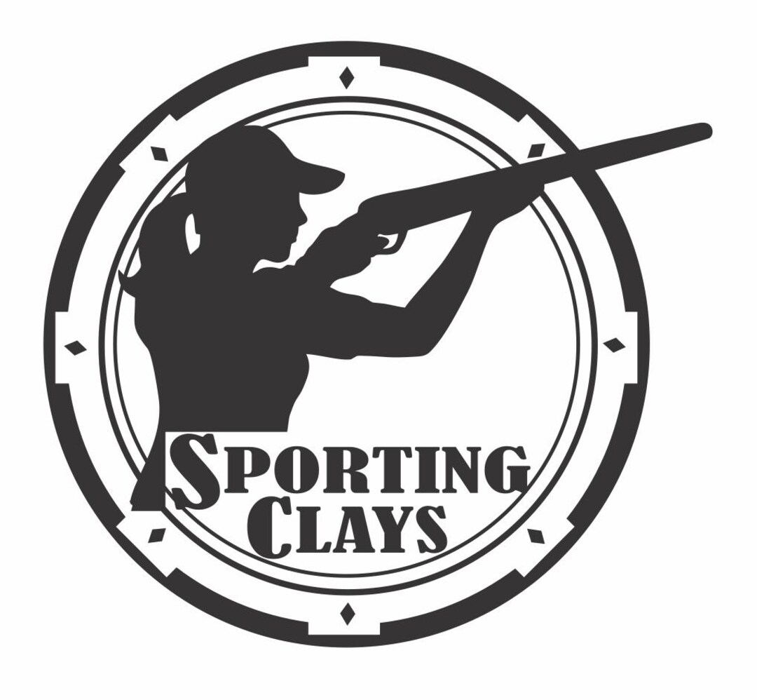 Sporting Clays Female Digital Download Vector - Etsy