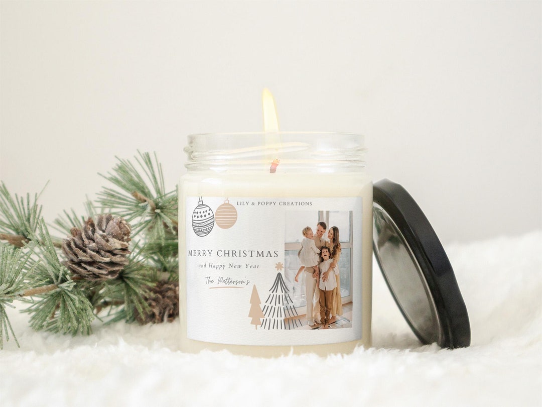Custom Family Christmas Candle, Family Christmas Candle, Personalized ...