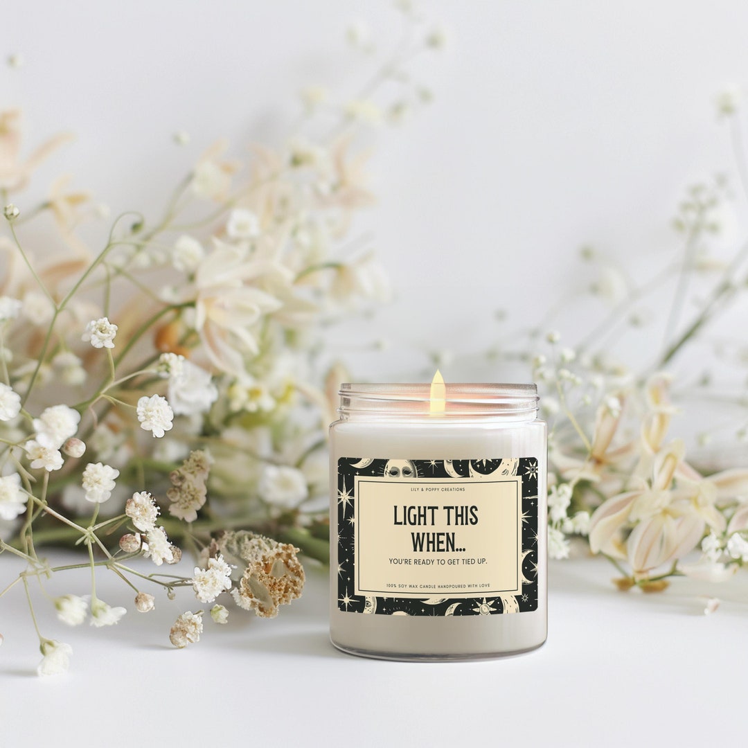 Ready to Get Tied up Candle, Funny Husband Boyfriend Gift, Dirty ...