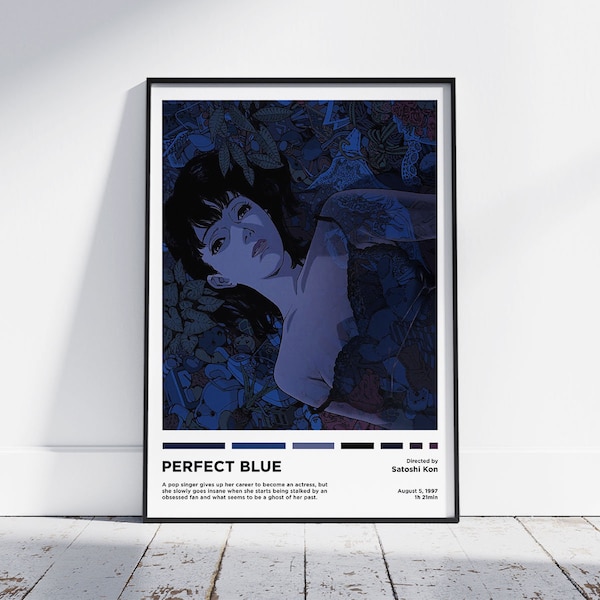 Perfect Blue Poster - Etsy