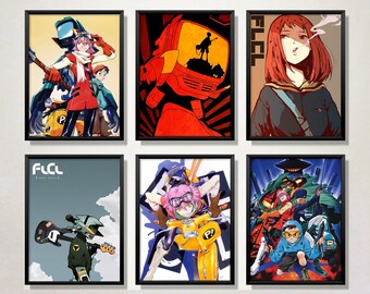 FLCL Fooly Cooly Anime Poster - Etsy