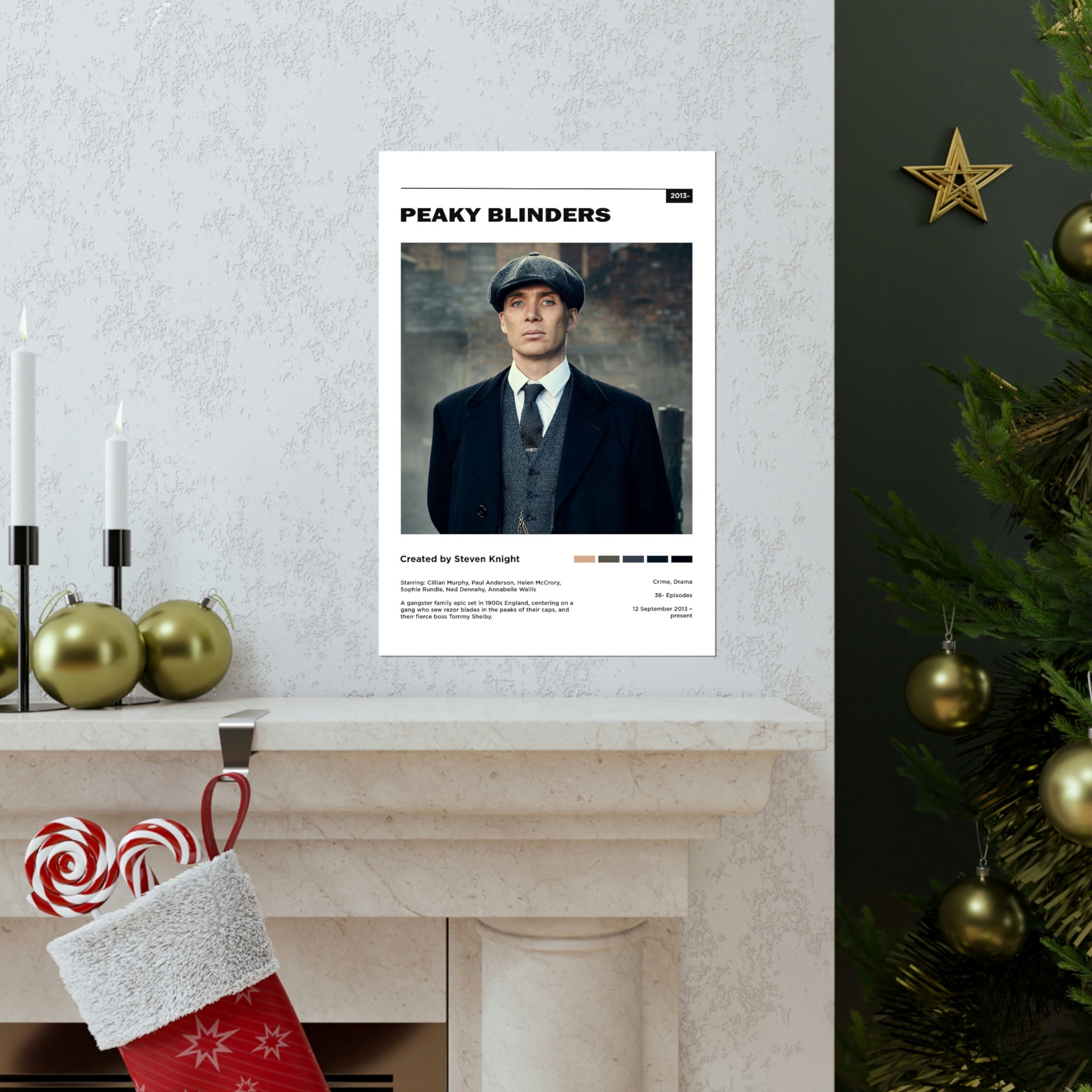 Peaky Blinders Poster, TV Series Poster, Minimalist Movie Poster sold ...