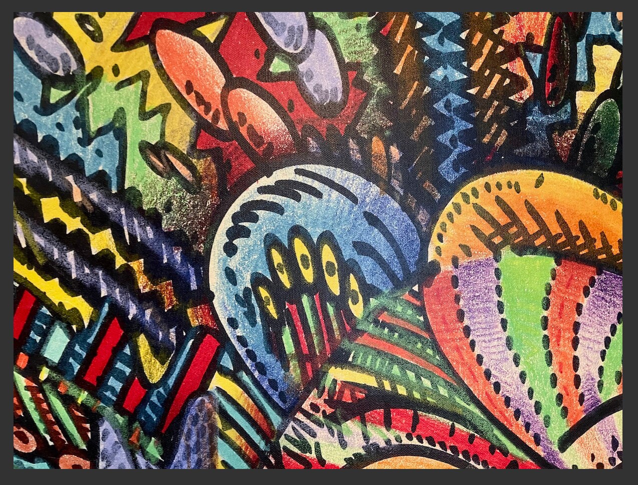 Color Drawing, Pro. Mounted Canvas Print - Etsy