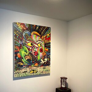 Color Drawing, Pro. Mounted Canvas Print - Etsy