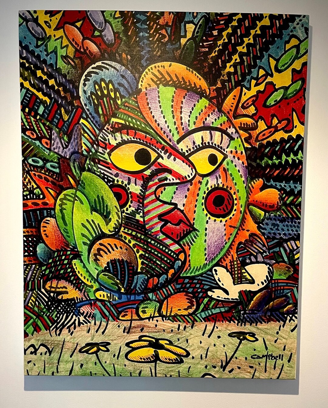 Color Drawing, Pro. Mounted Canvas Print - Etsy