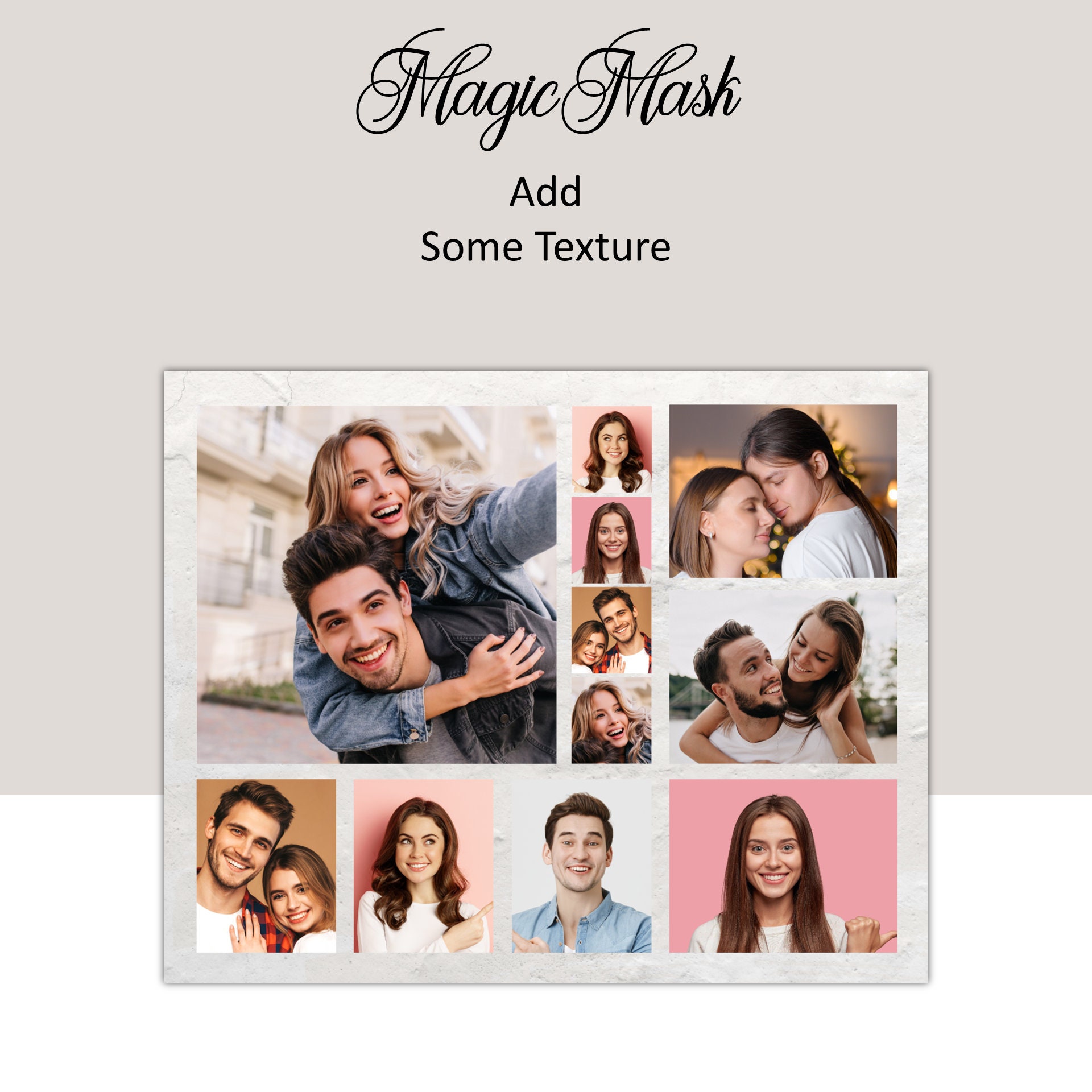 Photo Collage Template Ready to Use Professional Results Large Format ...