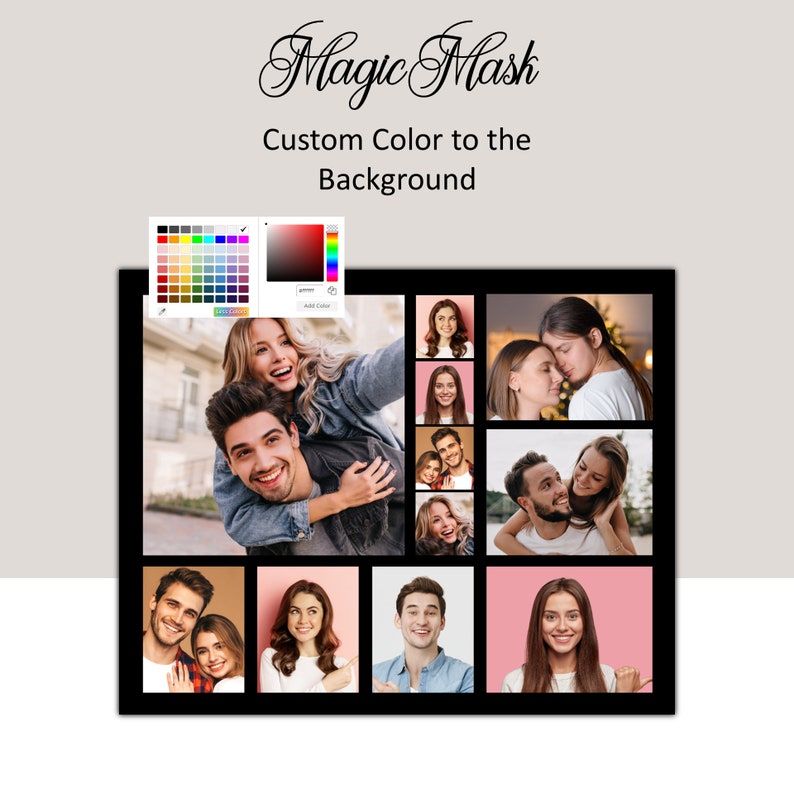 Photo Collage Template Ready to Use Professional Results Large Format ...