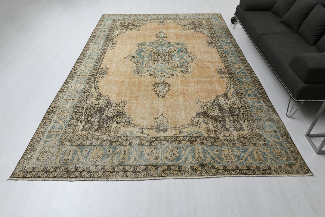 7x12 Rug,anatolia Rug,wool Rug,vintage Rug,handmade Rug,7x12 Turkish ...